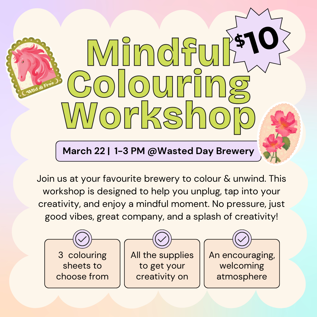 Mindful Colouring Workshop – Cheeky Peach Designs